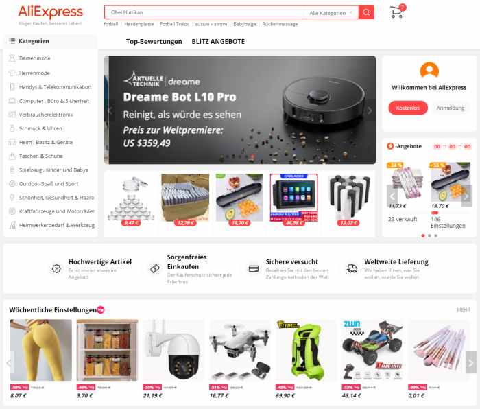 5€ AliExpress Gutscheine Januar 2023 | + 80% Extra-Rabatt