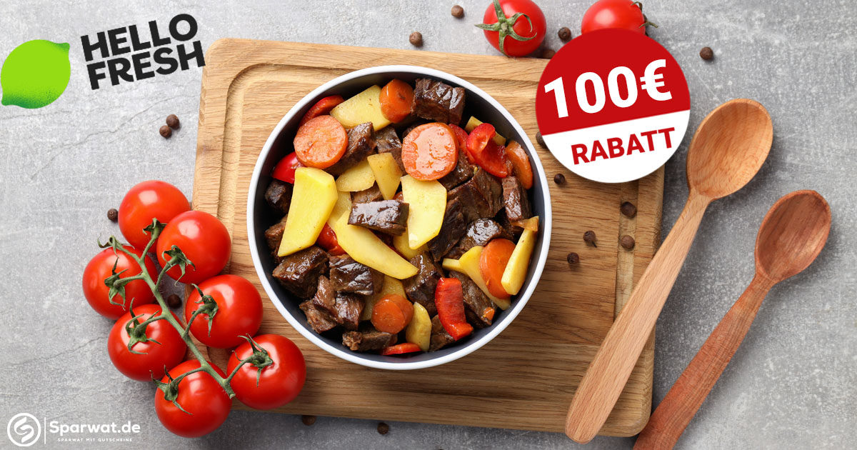 100€ HelloFresh Gutschein Juli 2023